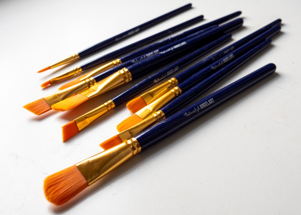 Penselen set 10 penselen voor o.a. aquarelverf - Angelart Kunst&Zo