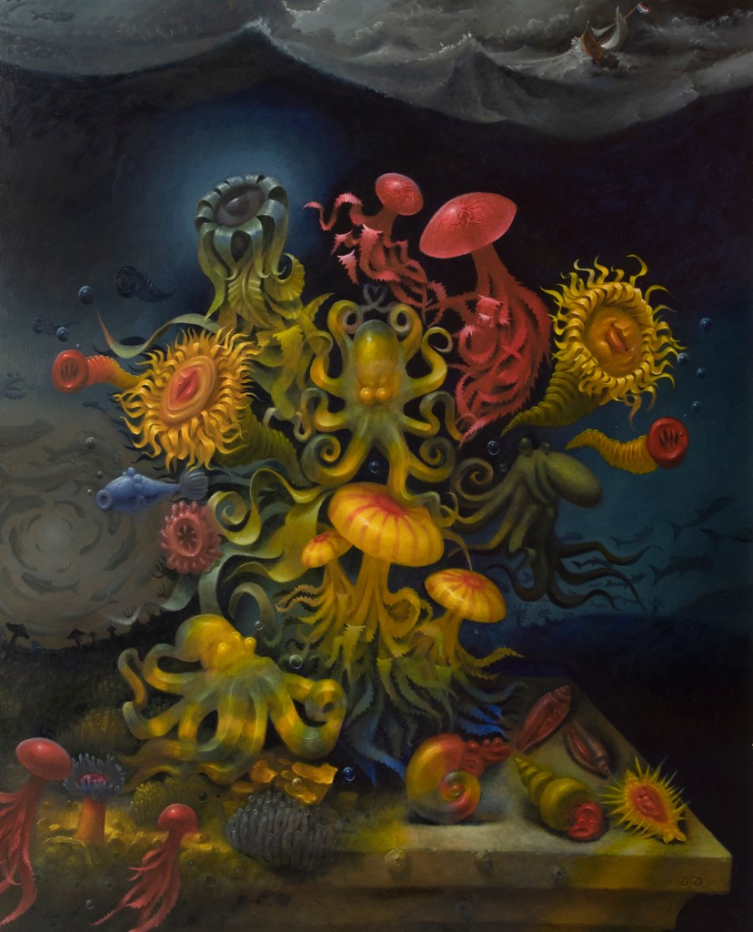 Daniel Douglas Onderwater Kunstdruk
